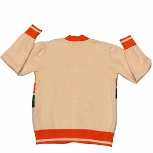 OXKnit | Sweaters | New Oxknit Mens Retro Cream Multicolor Geometric ...